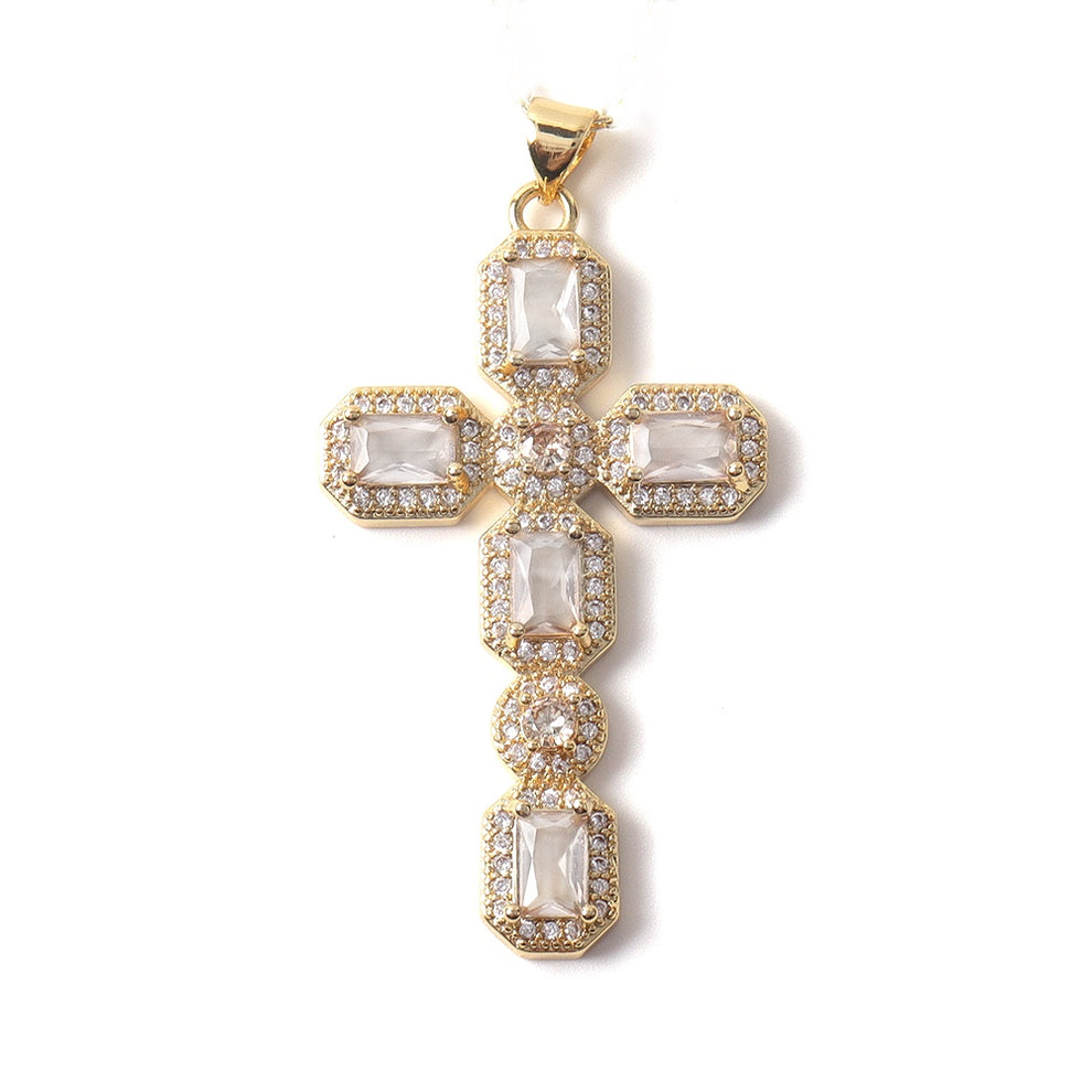 Bedazzled Cross Necklace – Naari